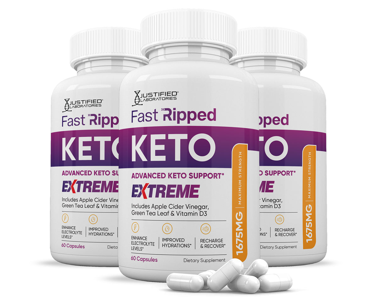 Fast Ripped Keto ACV Extreme Pills 1675MG – Justified Laboratories
