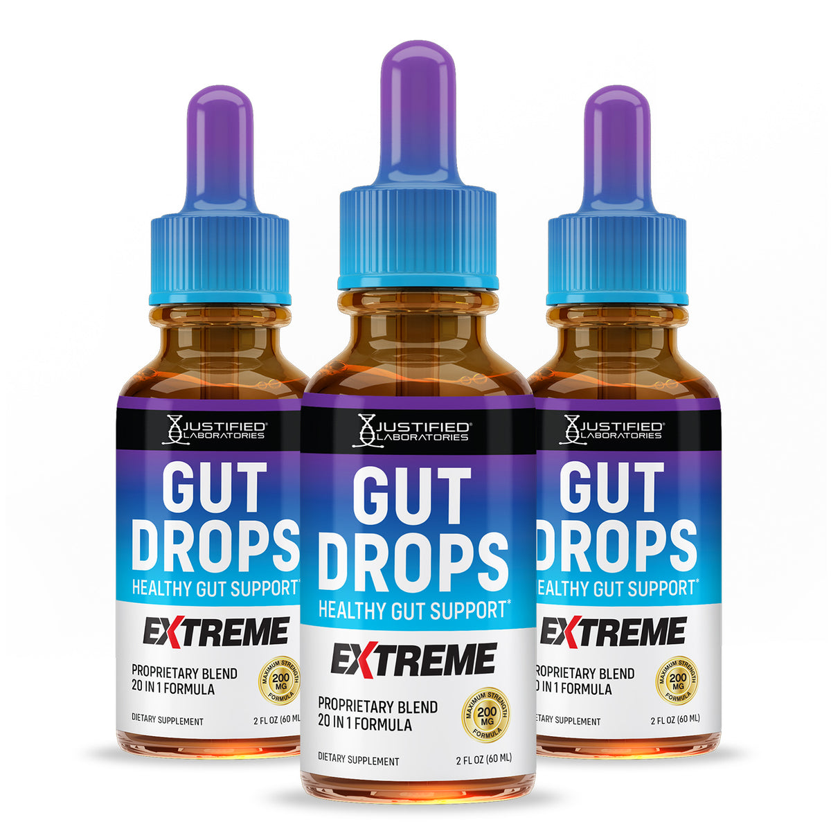 Gut Drops Extreme 200MG – Justified Laboratories