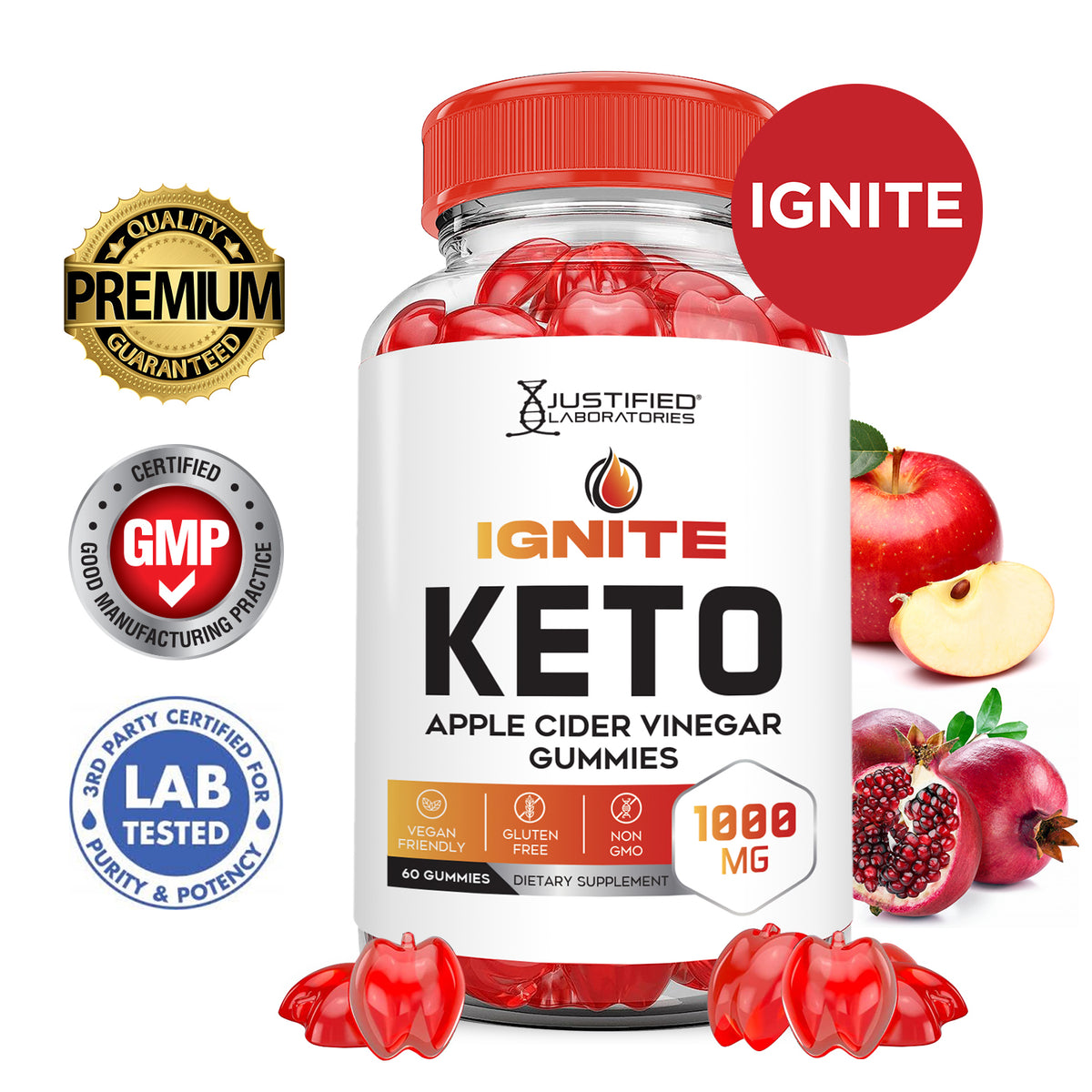 Ignite Keto ACV Gummies 1000MG – Justified Laboratories