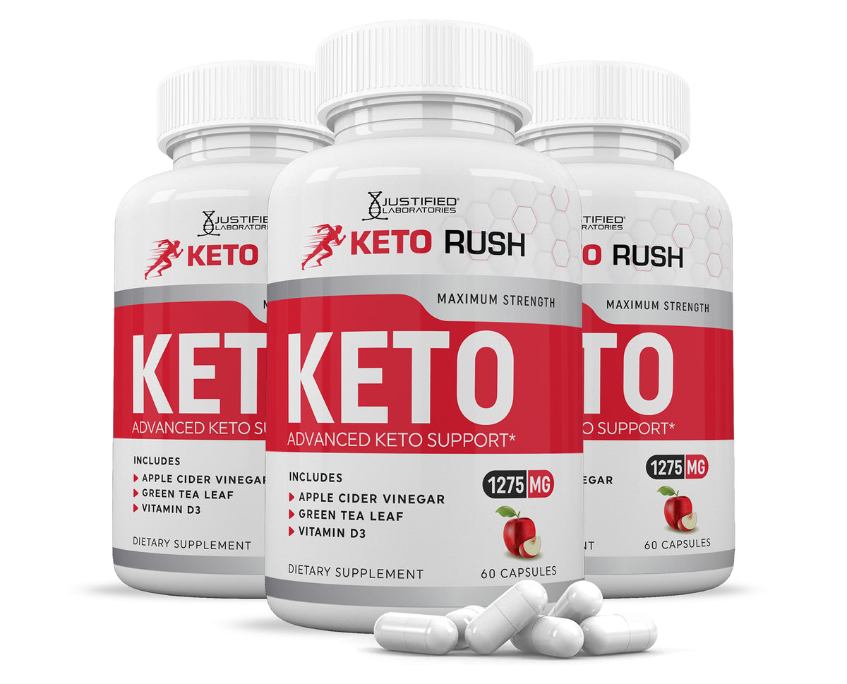 Keto Rush ACV Pills 1275MG – Justified Laboratories