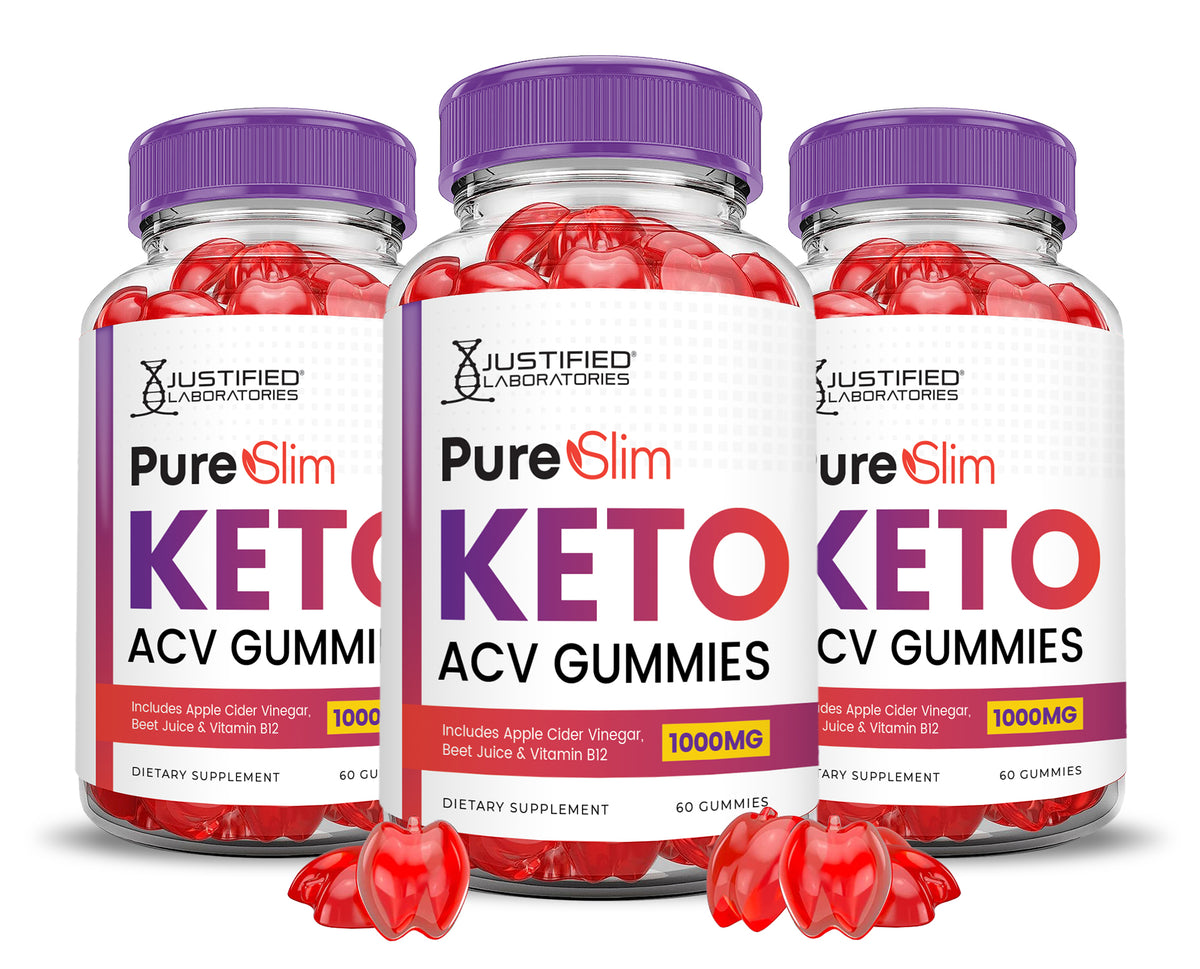 Pure Slim Keto ACV Gummies 1000MG – Justified Laboratories