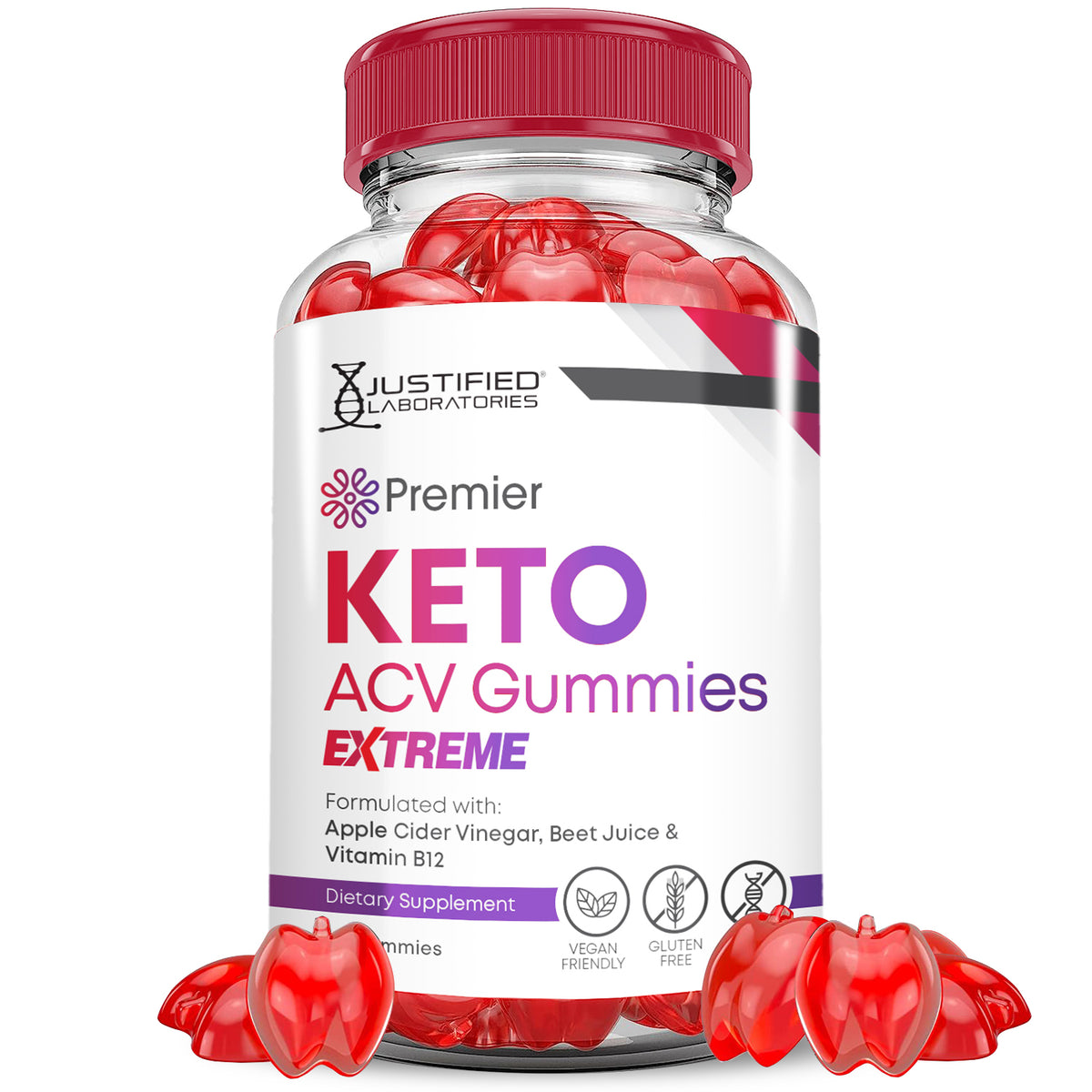 2 x Stronger Premier Keto ACV Gummies Extreme 2000mg – Justified ...