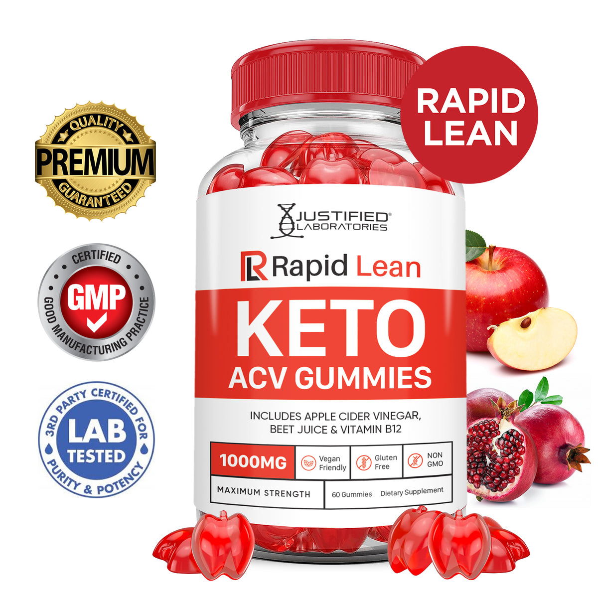 Rapid Lean Keto ACV Gummies 1000MG – Justified Laboratories