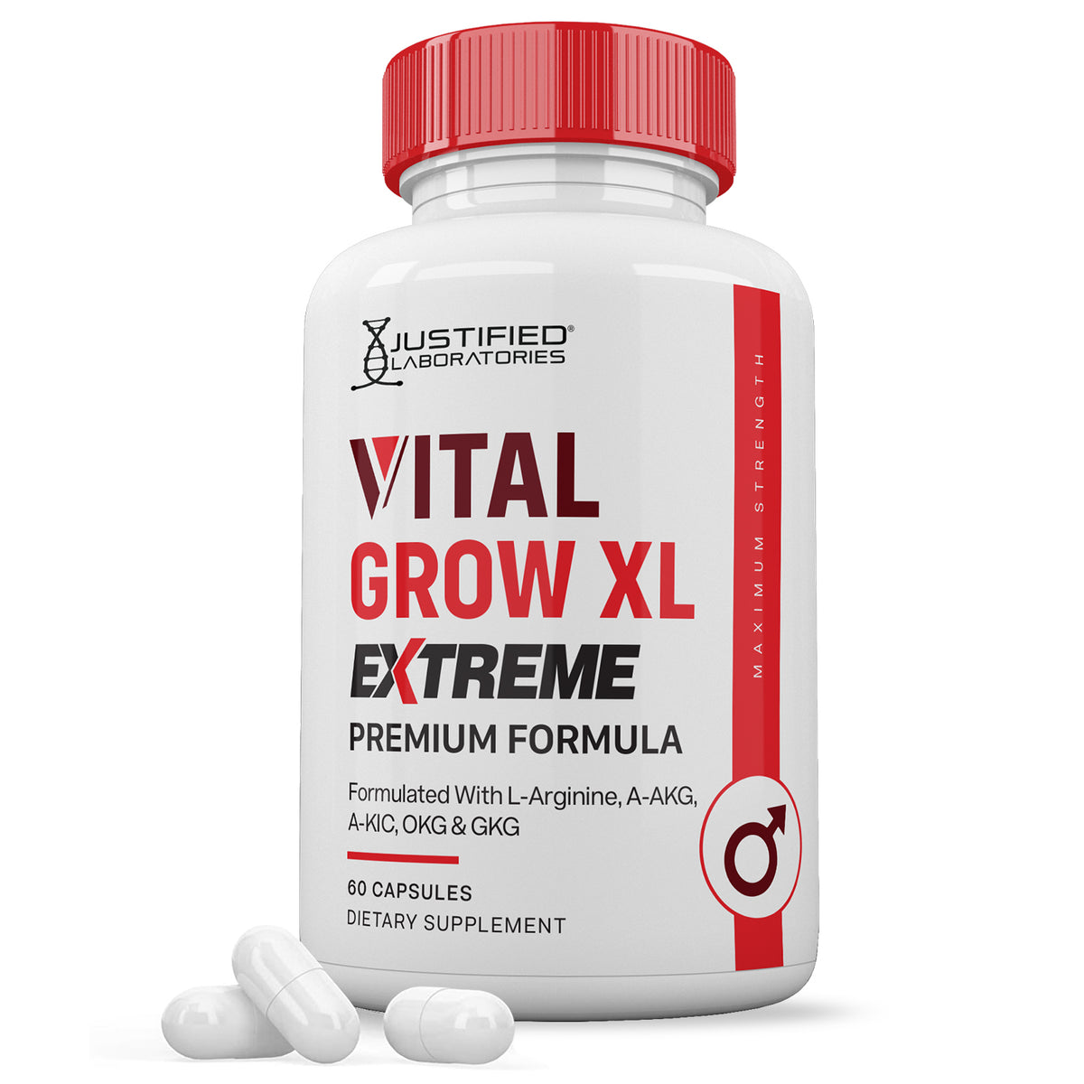 Vital Grow XL Extreme Men's Health Premium Formula 1600MG – Justified ...